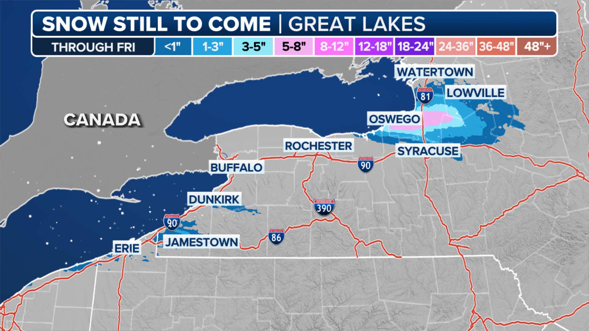 Lake-effect snow to blast Great Lakes again for third time in 2 weeks | Fox Weather